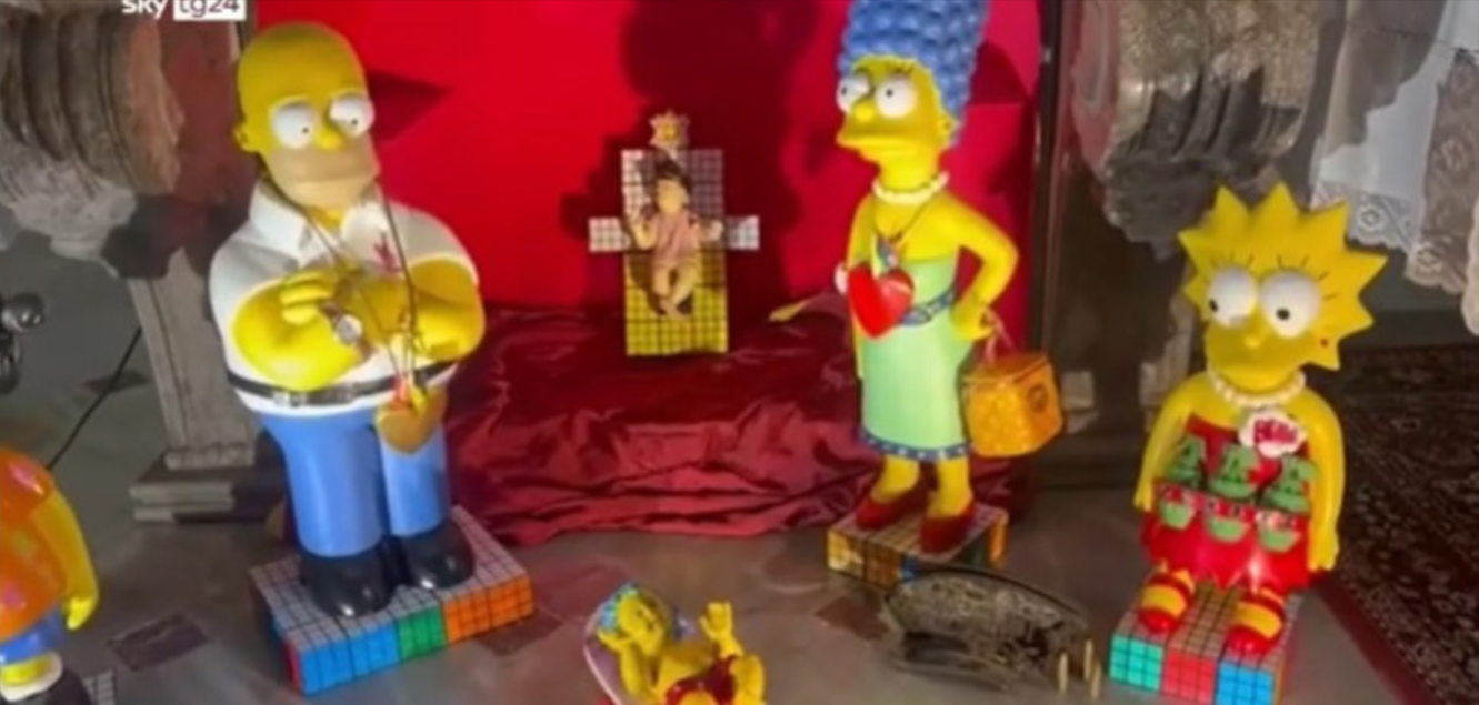 Belén con los Simpson y Hitler, una ofensa a la Natividad, montado por ...